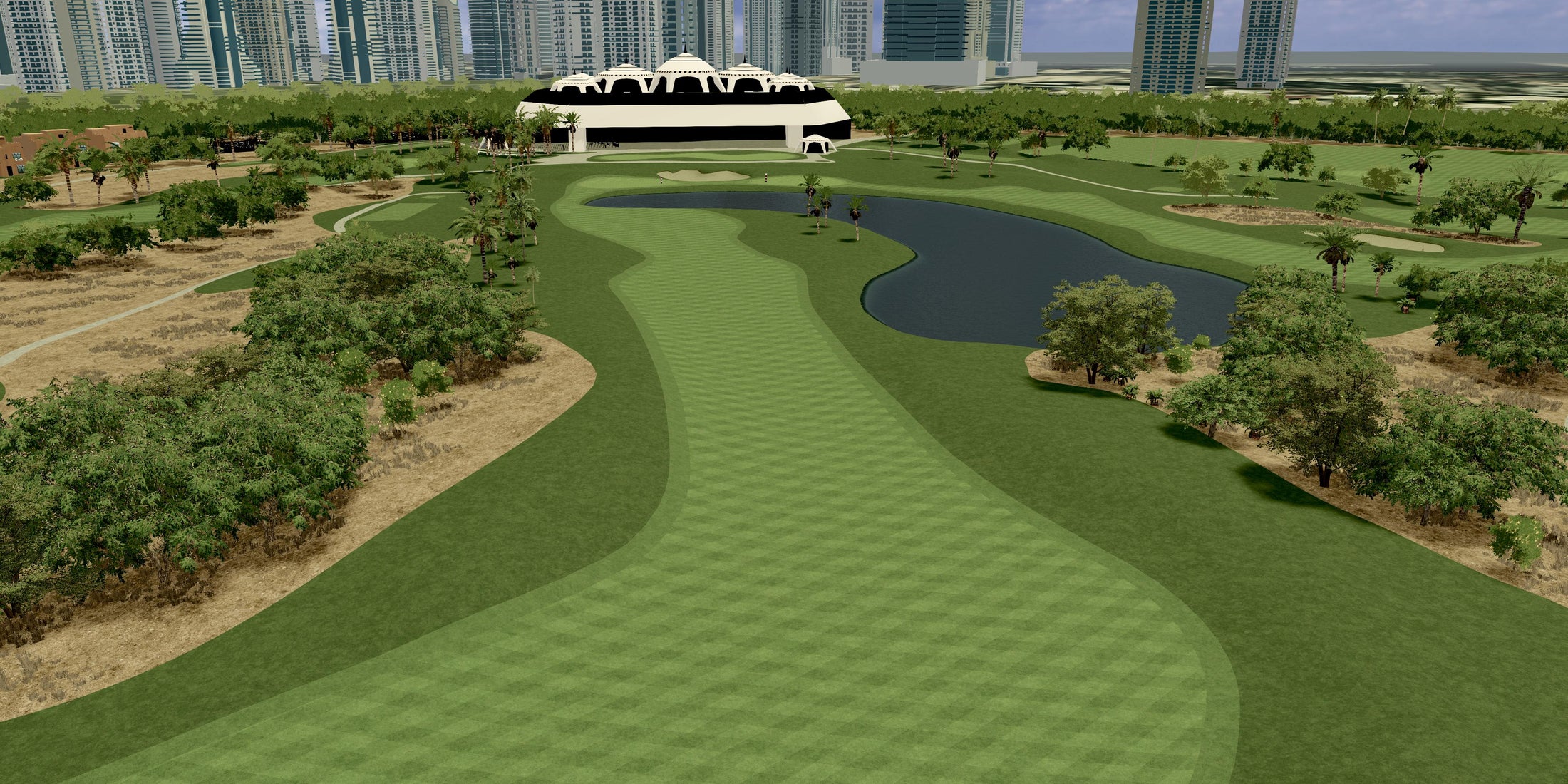 SKYTRAK Course Play: Emirates Golf Club - Majlis