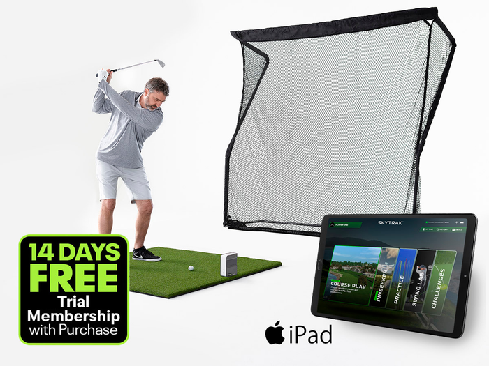 SKYTRAK™ OG Golf Simulator Package: Transform Your Golf Game at Home